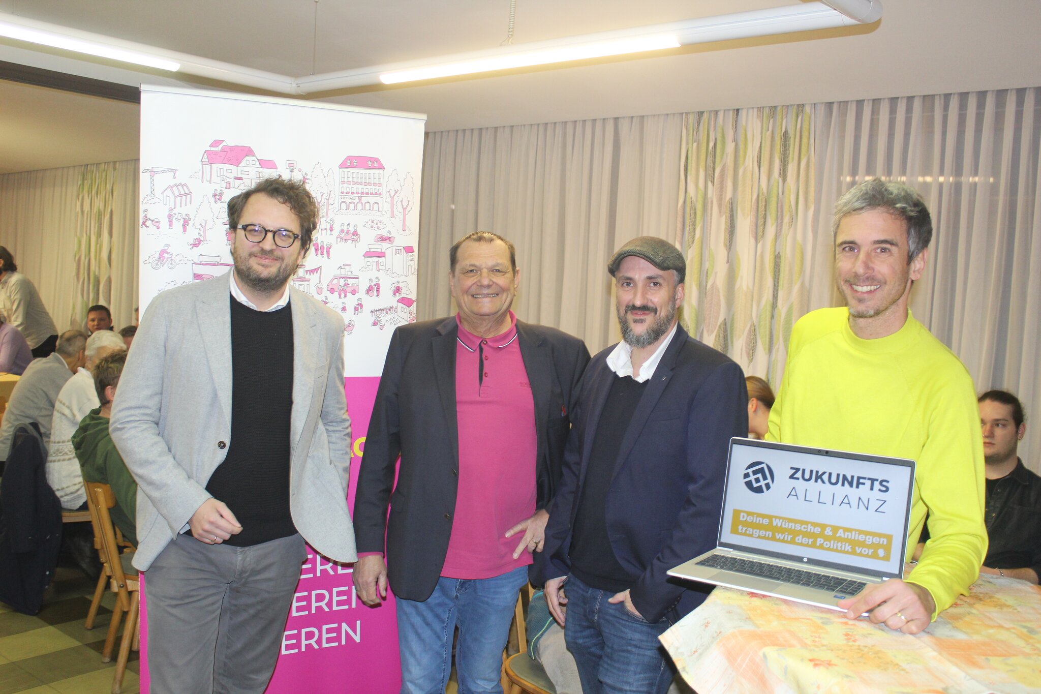 NEOS Pinkafeld: 6. Pinkafelder Stadtgespräche im Gasthaus Szemes - Oberwart