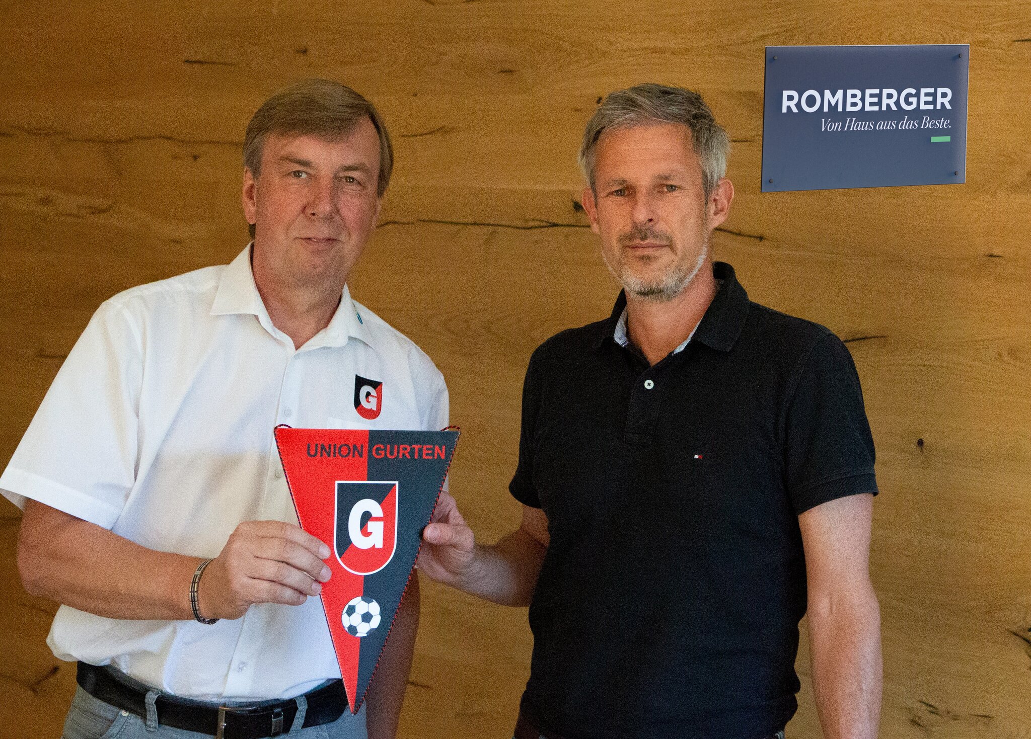 Romberger bleibt Hauptsponsor: Union Gurten verlängert Partnerschaft - Ried