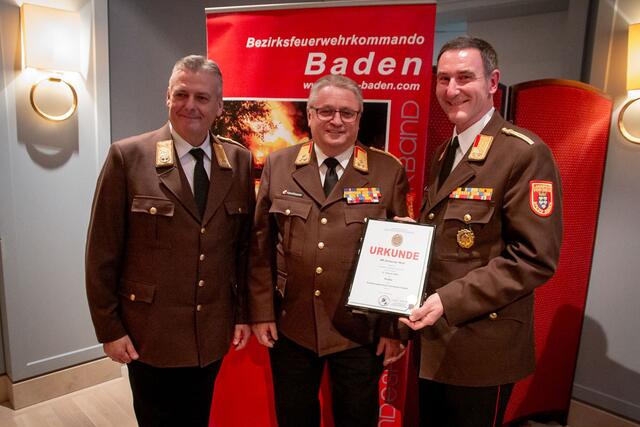 Feuerwehr: Bezirksfeuerwehrtag & Einsatzbilanz des Bezirks Baden - Baden