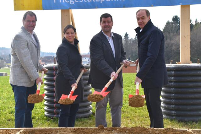 Pflege: Spatenstich für neuen Pflegestützpunkt in Grafenschachen - Oberwart