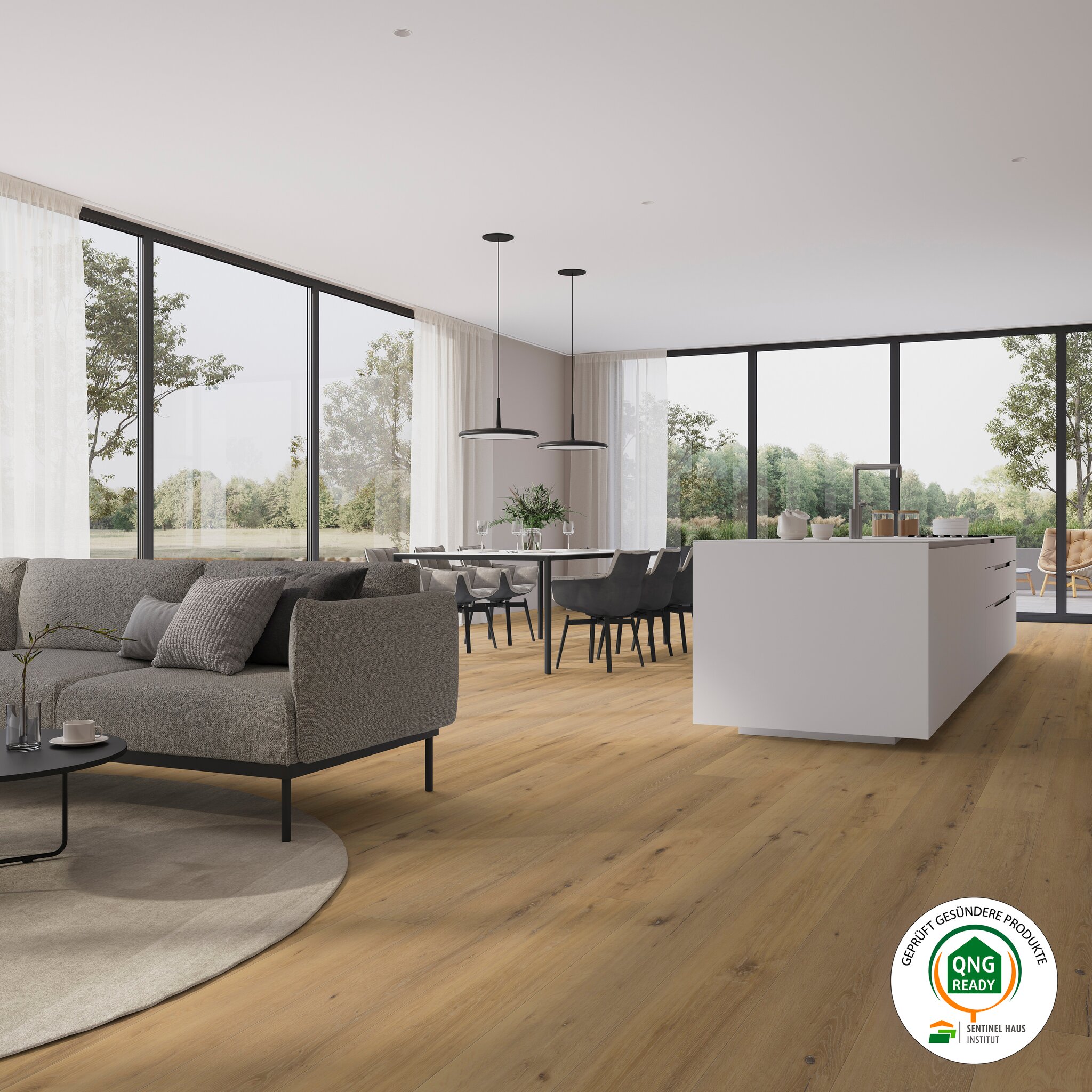 In Deutschland förderbar: tilo Böden mit "QNG-Ready" zertifiziert - Ried