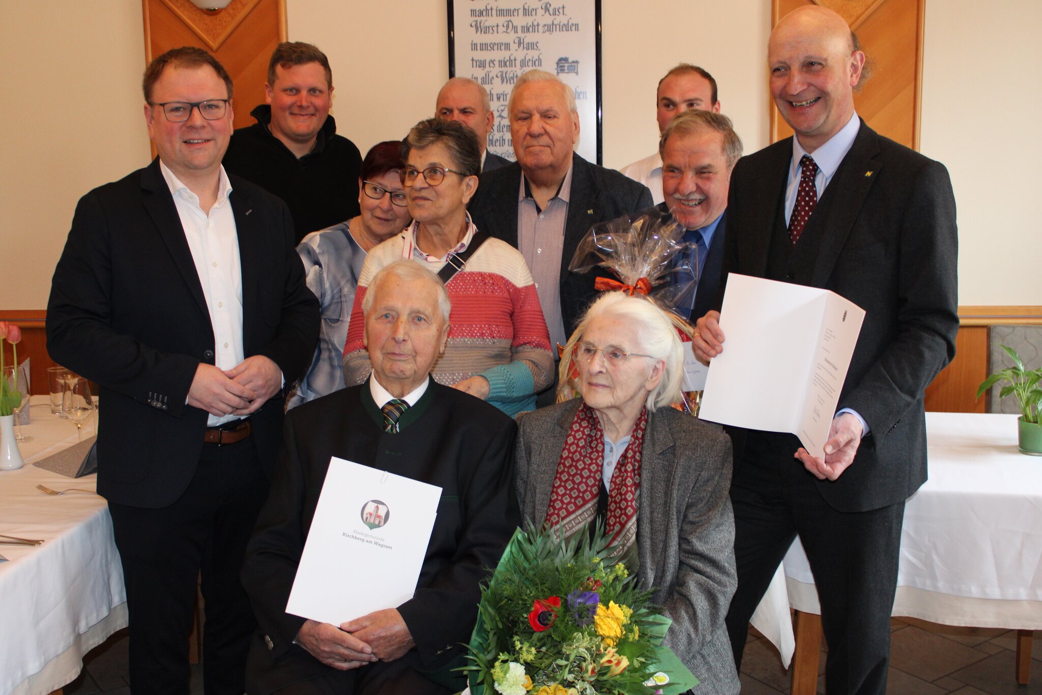 Ehejubiläum: Gratulation zur Steinernen Hochzeit - Tulln