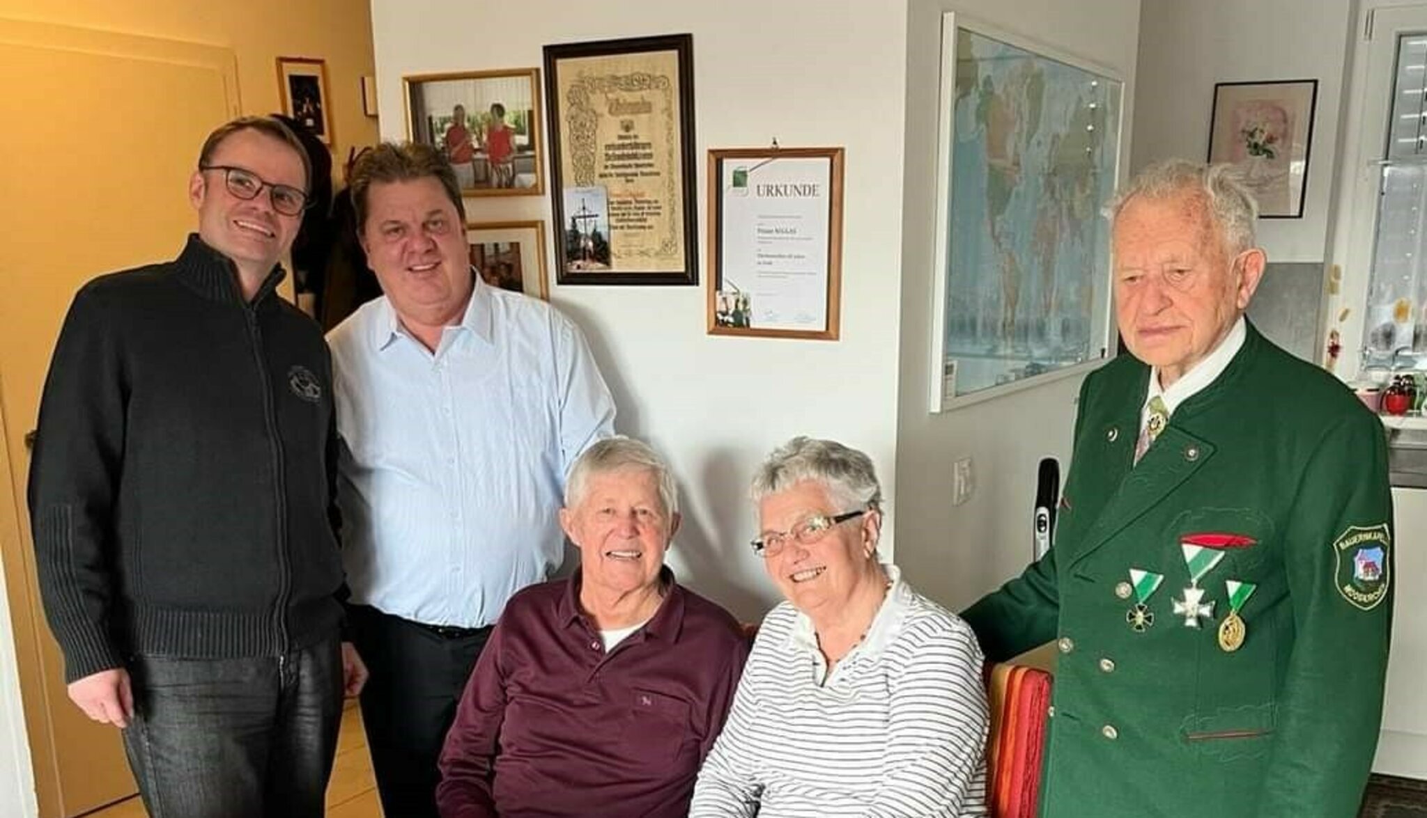 Hoher Geburtstag in Mooskirchen: Der "Briggler Franz" wurde 90 - Voitsberg