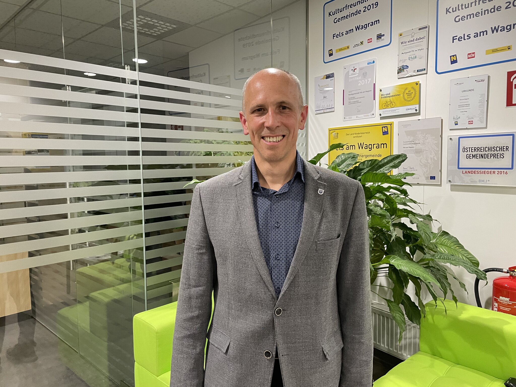 Fels am Wagram: Neuer Bürgermeister Hannes Zimmermann stellt sich vor ...