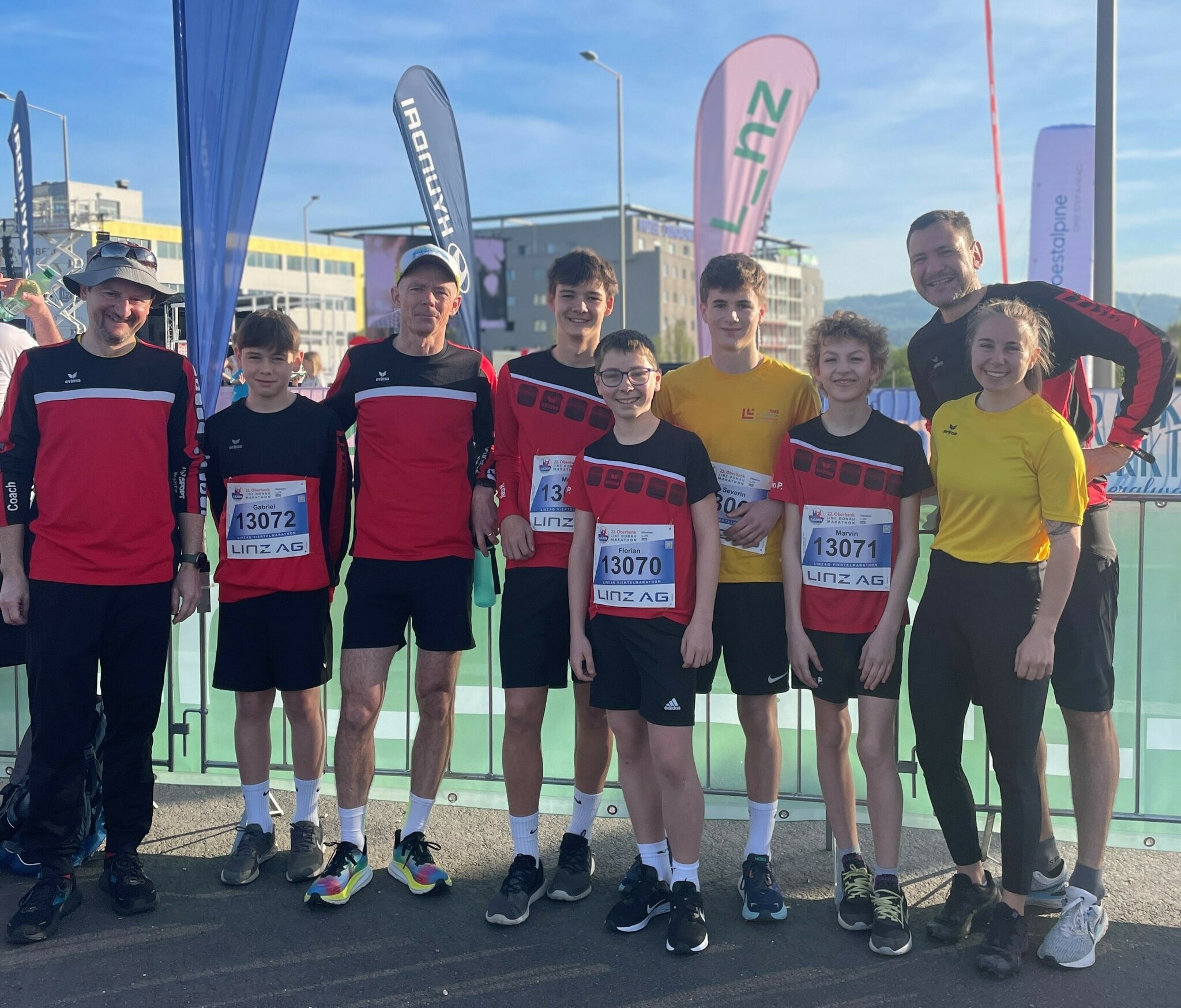 SMS Schubertviertel: Burschen aus Sportklassen beim Linz-Marathon dabei ...