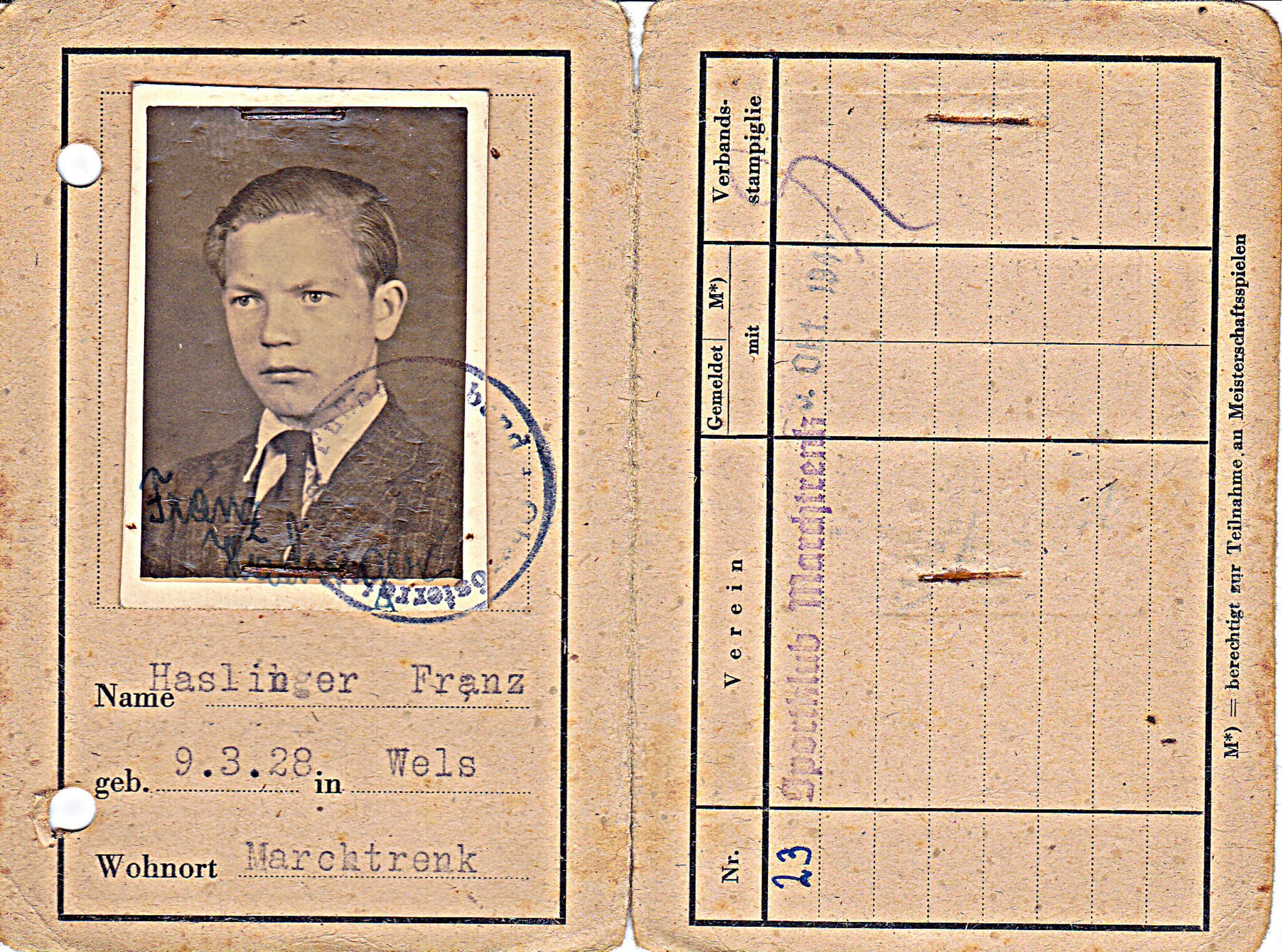 Todesfall: Der SC Marchtrenk trauert um seinen Ehrenobmann Franz Haslinger - Wels & Wels Land