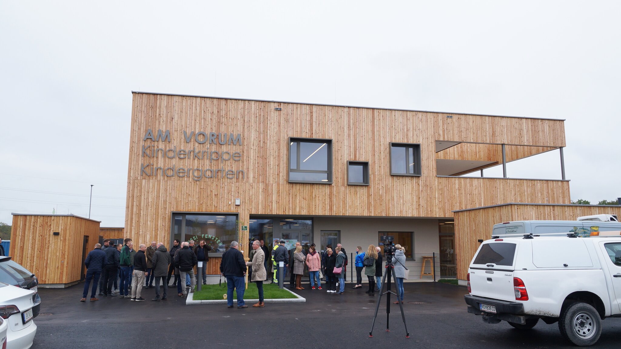Eröffnung am Vorum: Neuer Kindergarten und Kinderkrippe in Voitsberg ...