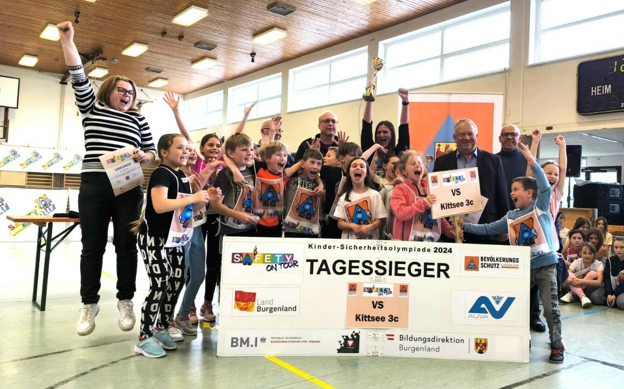SAFETY-Tour 2024: Sieg der VS Kittsee 3c beim zweiten Vorbewerb ...