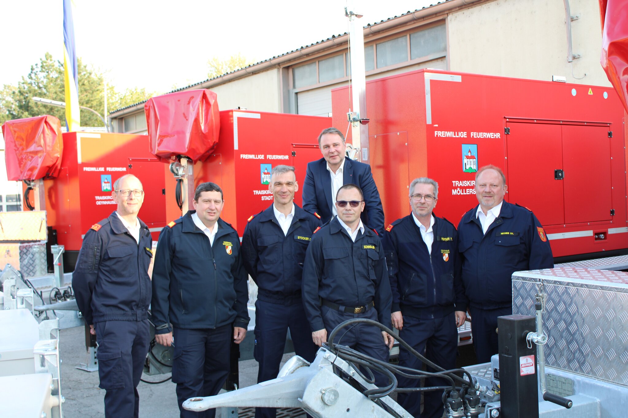 Fit für den Blackout: Fünf neue Notstromaggregate für Traiskirchen - Baden