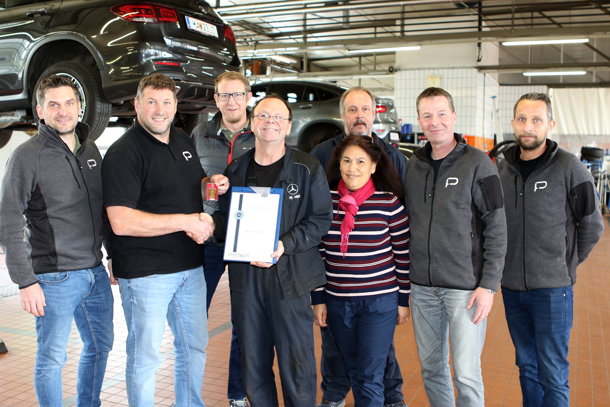 Mister 200 Prozent: 40-Jahr-Arbeitsjubiläum bei Fa. Partsch gefeiert ...