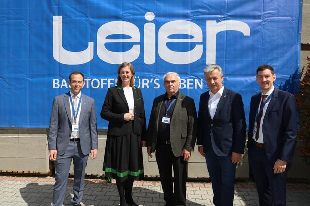 Ausgebautes Baustoffwerk Leier wurde vorgestellt - Südoststeiermark