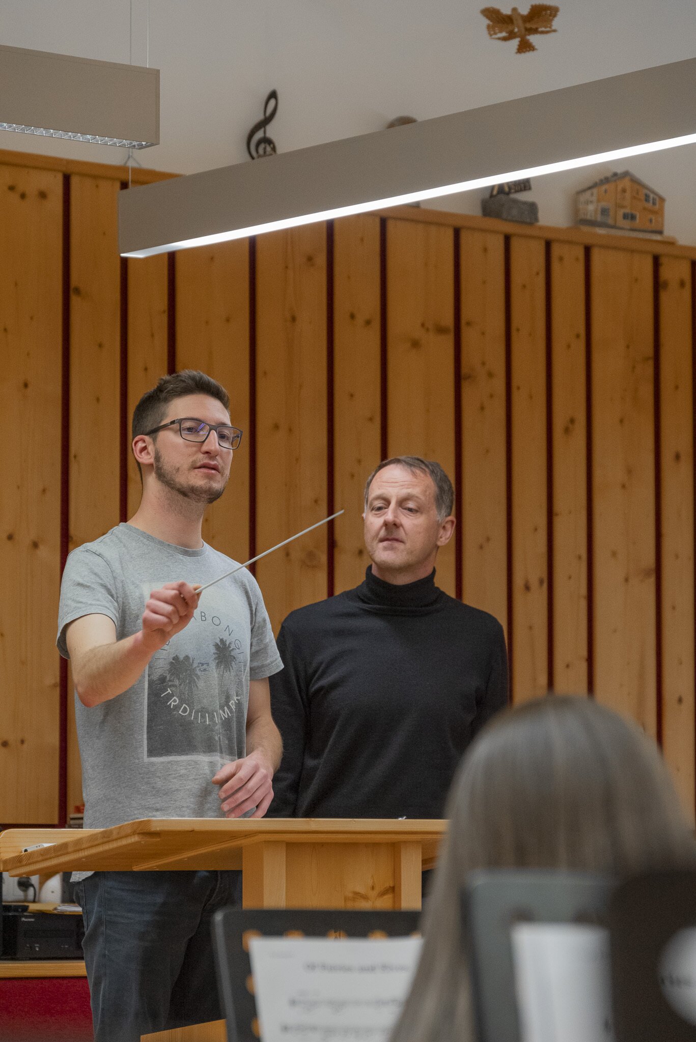 Kapellmeisterausbildung: Lehrprobe mit Landeskapellmeister Roman Gruber ...