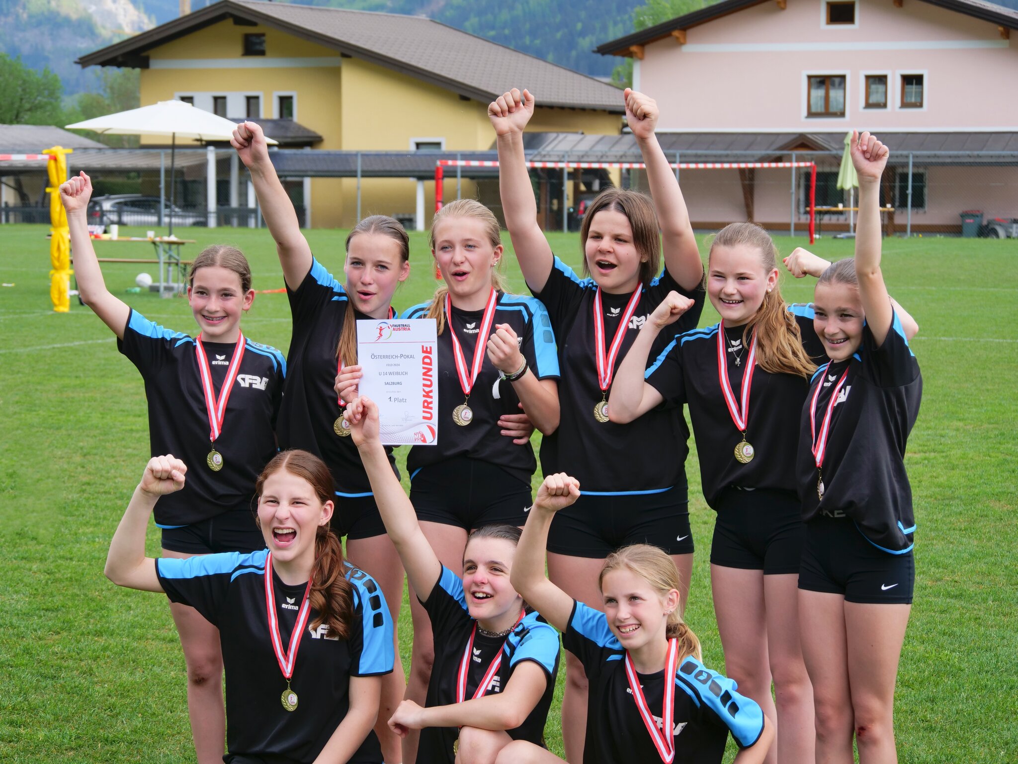 Faustball: U14 Faustballerinnen siegen beim Bundesländergleich - Salzburg