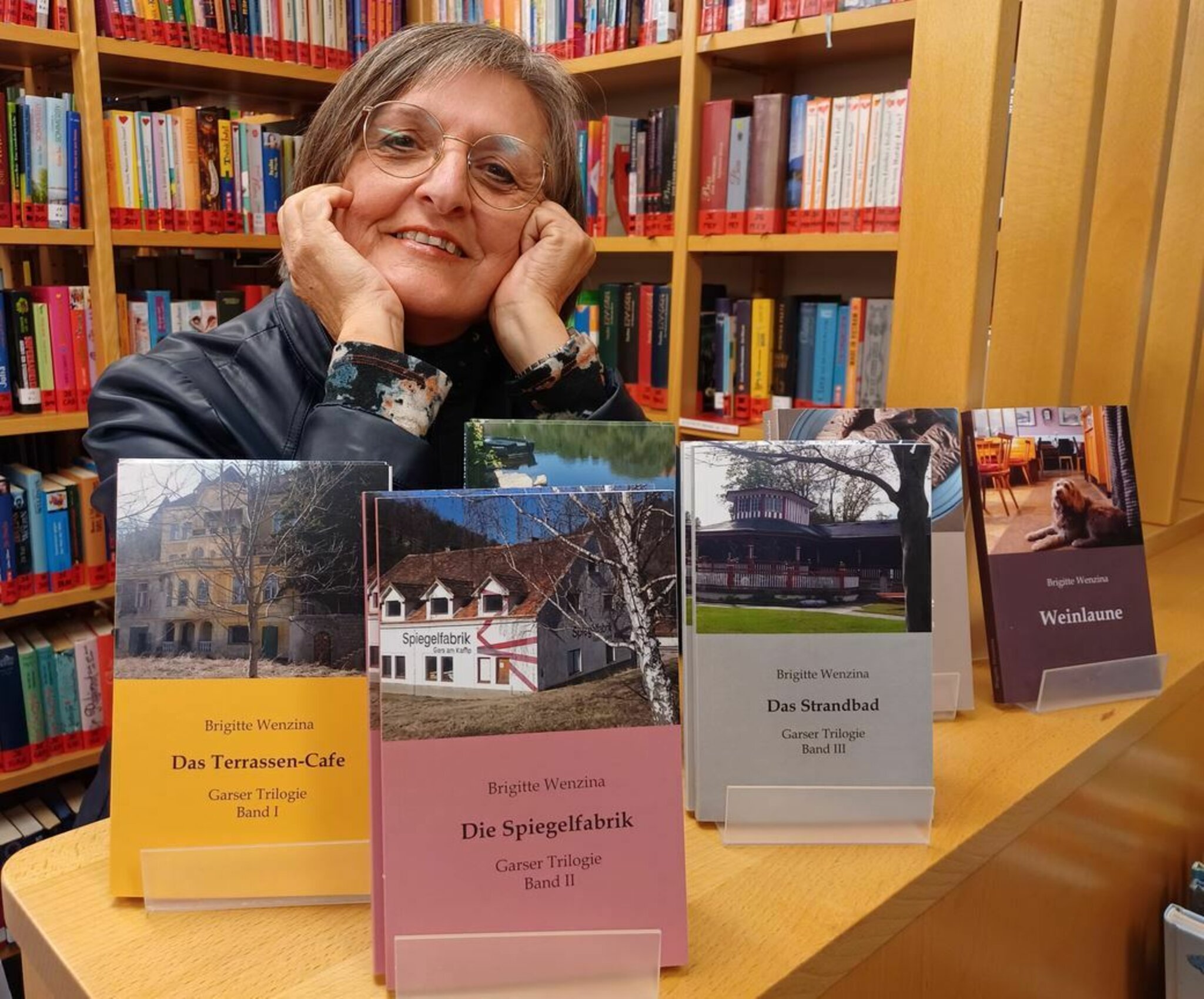 Brigitte Wenzina begeisterte mit ihrer Lesung in der Alten Schmiede - Krems