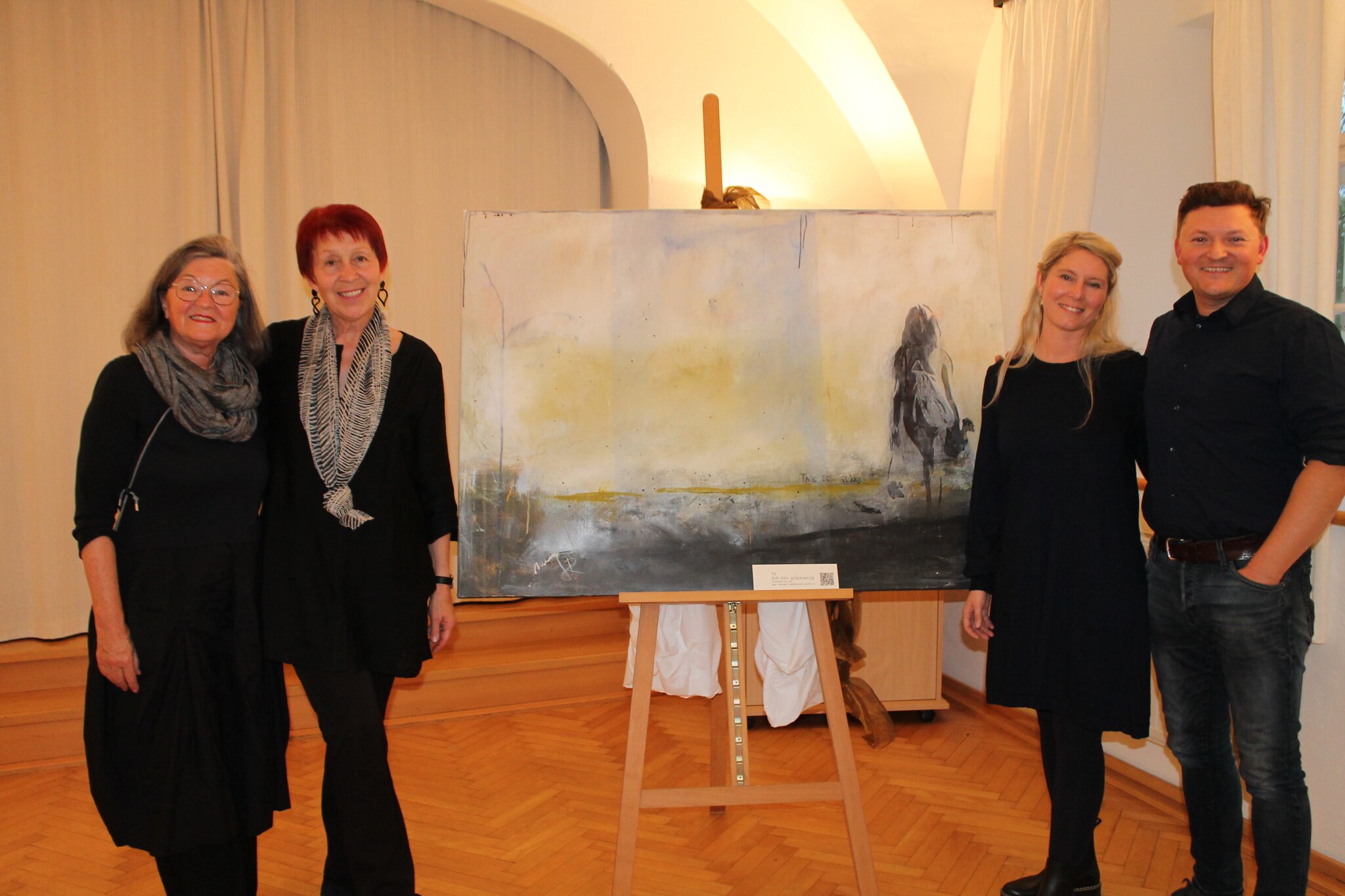 Vernissage im Haus der Frauen: Ich bin ... glückselig | geliebt ...