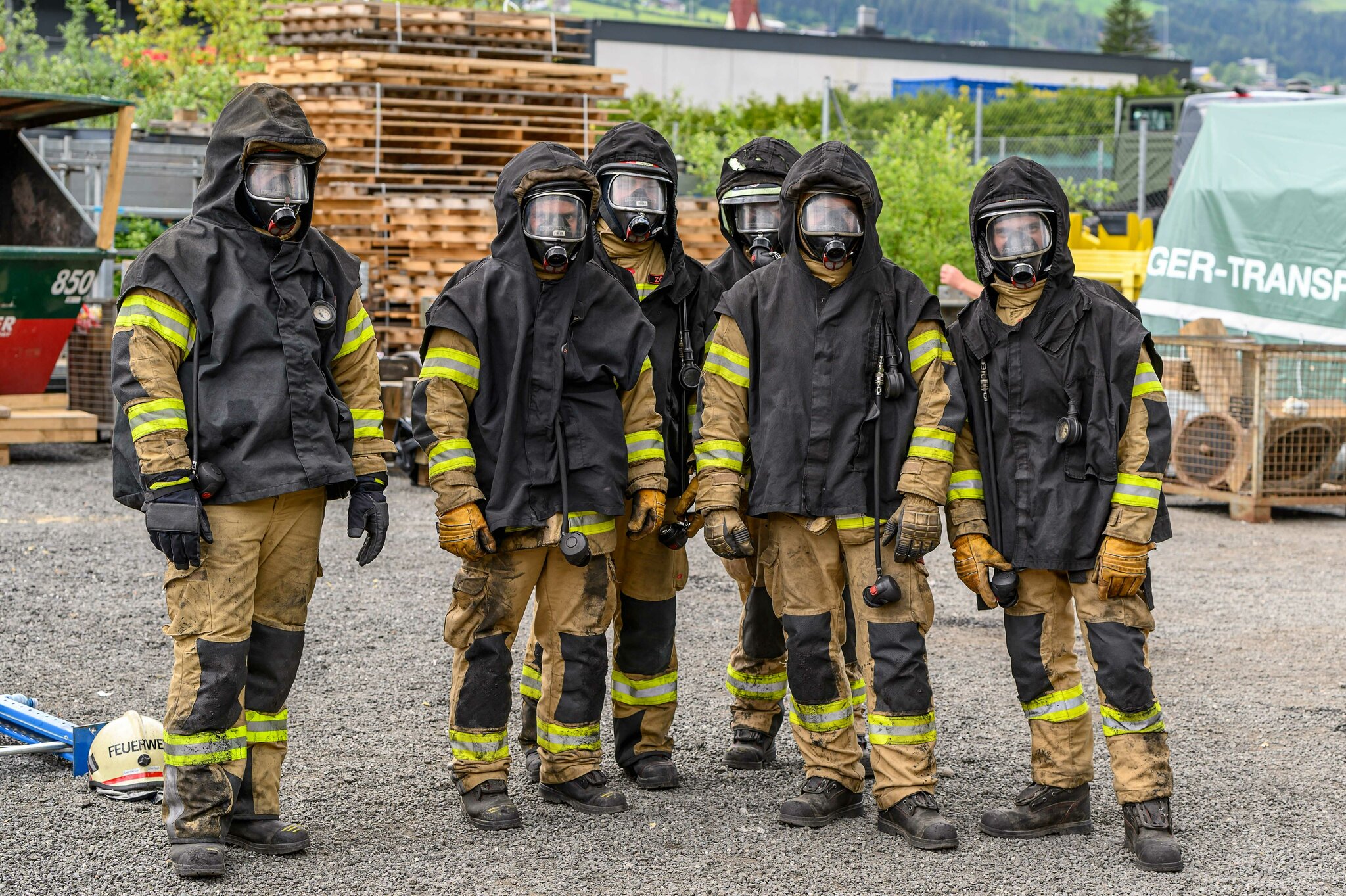 Feuerwehr: Atemschutz-Übung der Feuerwehren im Abschnitt Fügen - Schwaz
