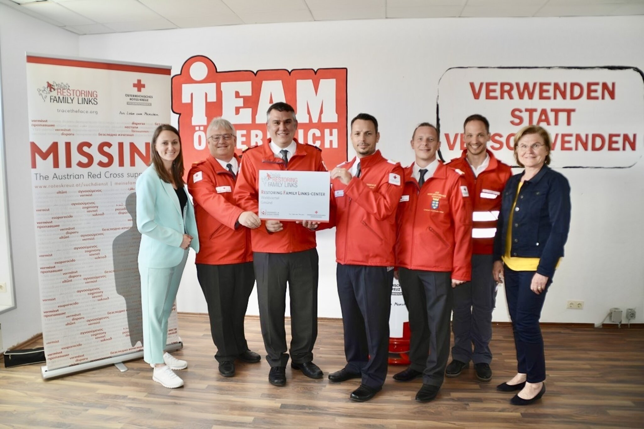 Familienzusammenführung: "Restoring Family Links Center" in Gmünd ...