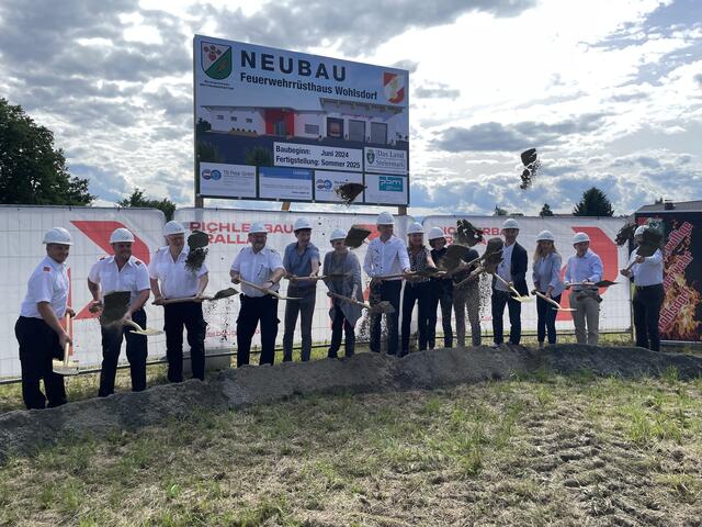 Spatenstichfeier: Ein neues Rüsthaus für die Feuerwehr Wohlsdorf ...