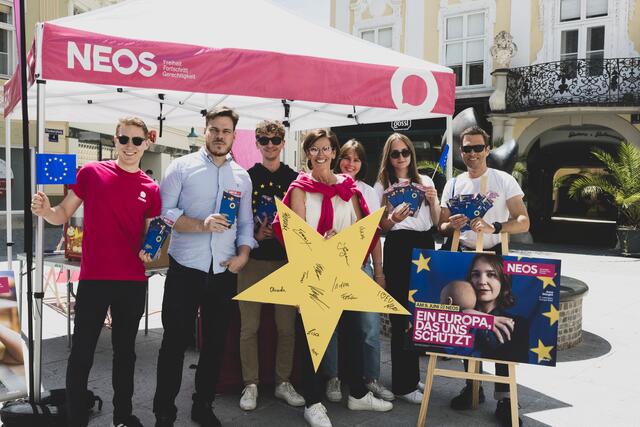 EU-Wahl: NEOS: "Unterwegs für ein Europa, das uns stark macht" - St. Pölten