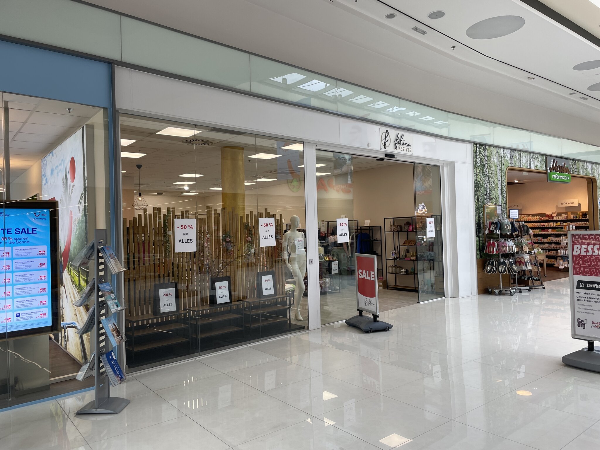 Am 20. Juni: "Filina Lifestyle" im Tenorio schließt, Abverkauf läuft ...