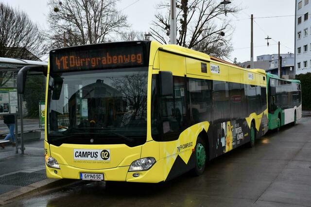 Radegunderstraße wieder befahrbar: Buslinien 41 und 41E fahren wieder ...