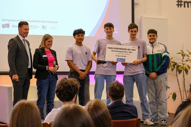 Schülerteam hat eine coole Geschäftsidee: Schülerteam der HAK Spittal gewinnt den 1. Platz für ...