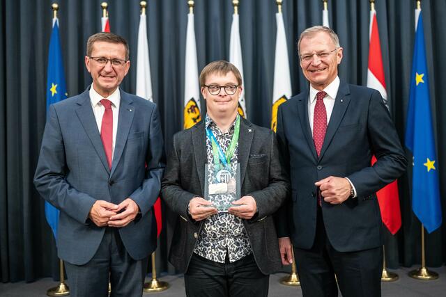 TSU Wartberg/Aist: Auszeichnung für zwei Behindertensportler - Freistadt