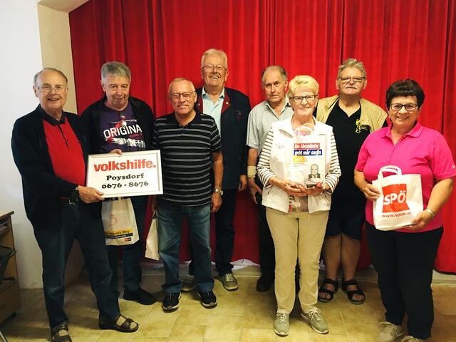 Beste Stimmung beim 243. Volkshilfe-Tratscherl in Poysdorf - Mistelbach