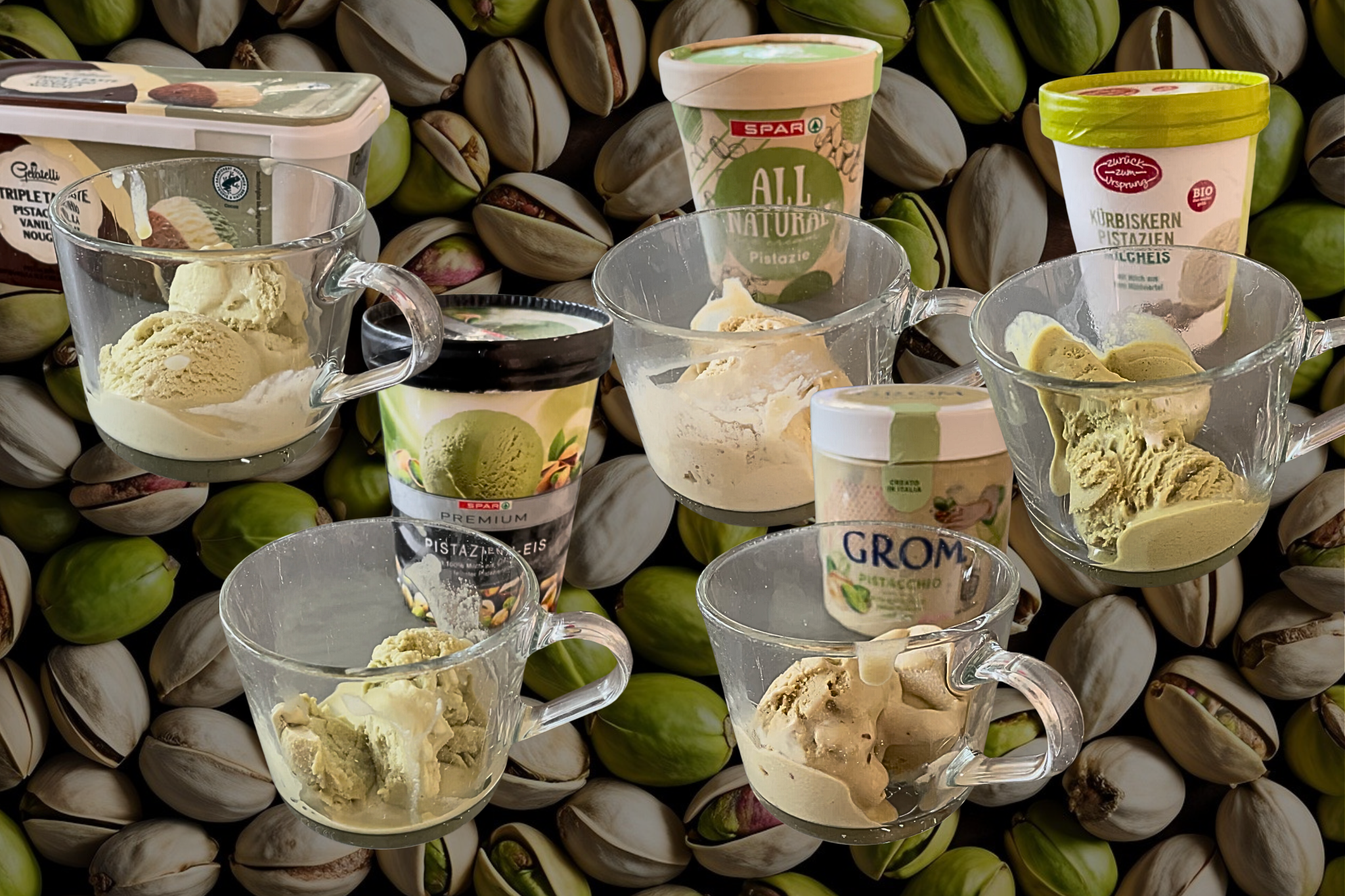 Grom, Gelatelli & Co.: So schmeckt das Pistazien-Eis aus dem Supermarkt