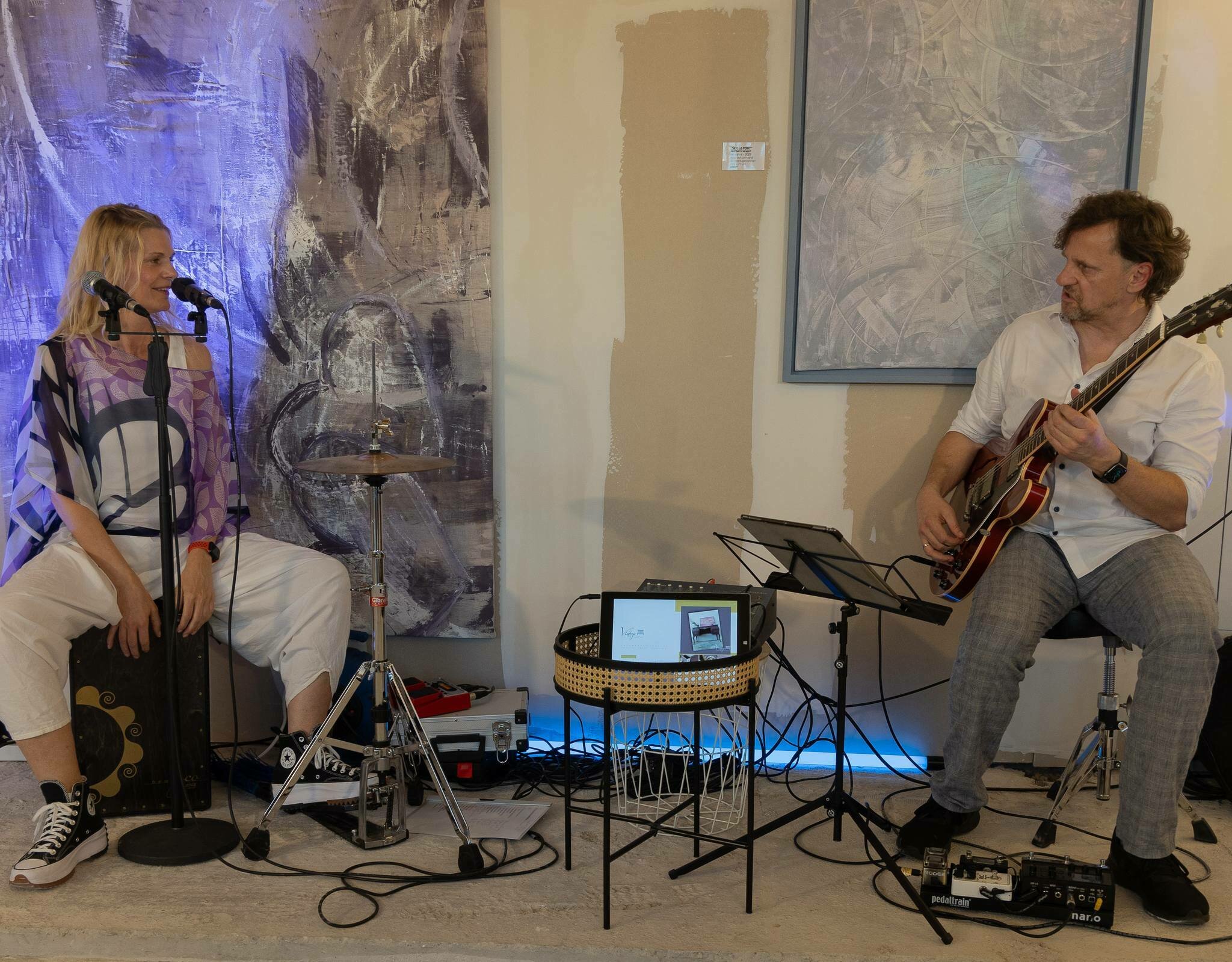 Vernissage in Wr. Neudorf: Rückblick - Vernissage von IRIS CAMAA - Mödling