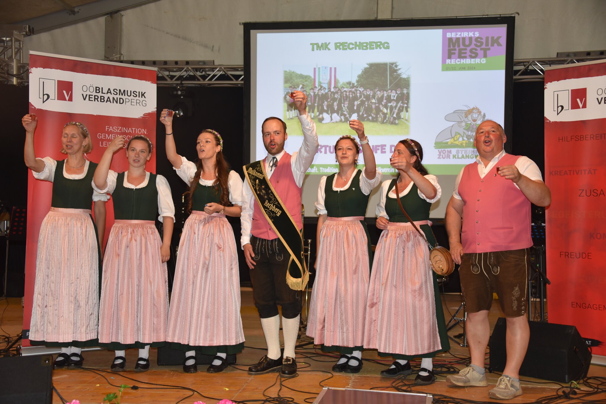 Marschwertung: Bezirksmusikfest in Rechberg – Ergebnisse und Bilder - Perg