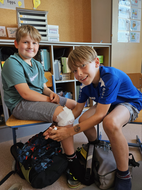 Erste Hilfe: Voksschüler bei der Helfi-Olympiade in Strengberg - Amstetten