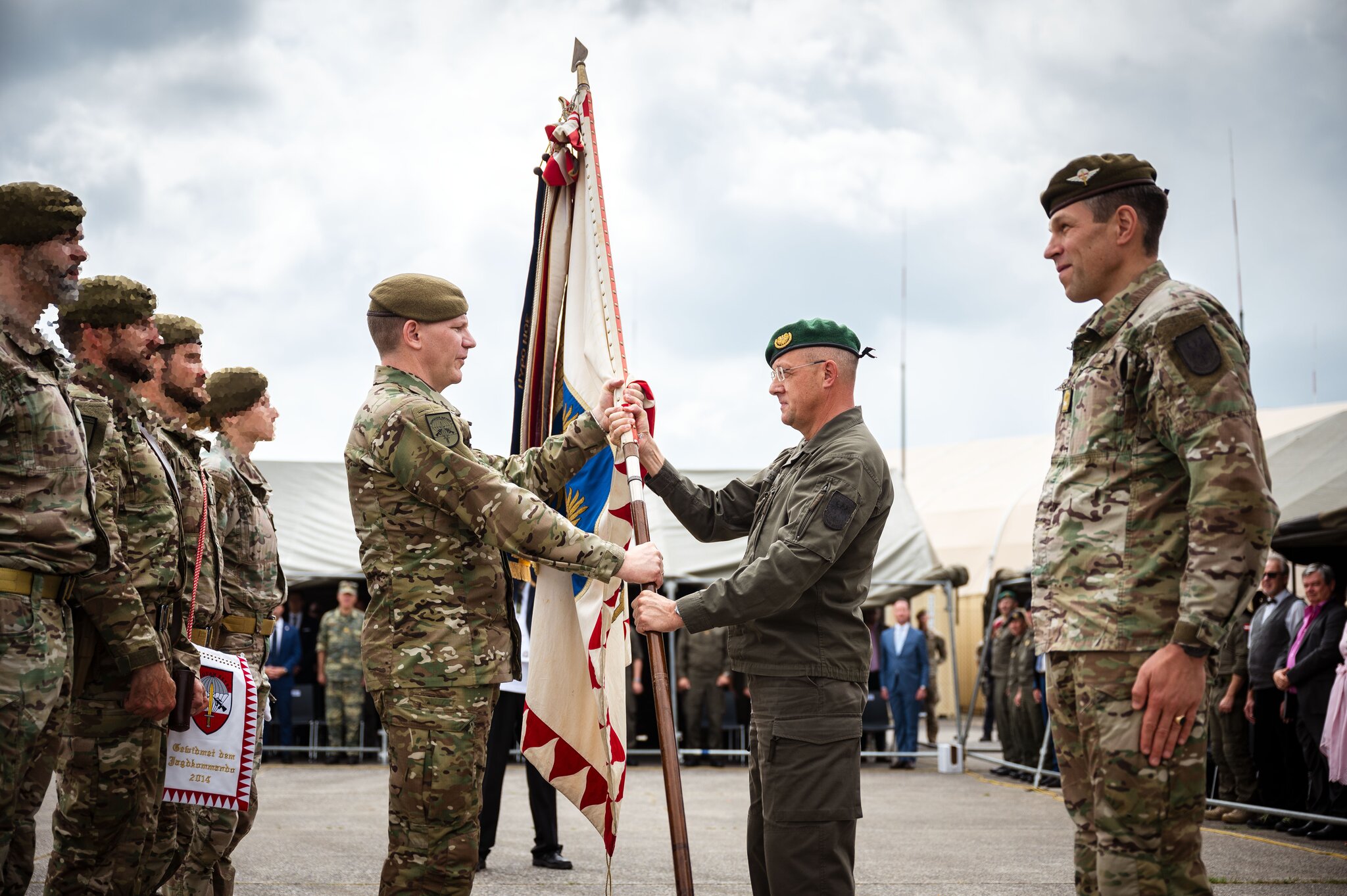Arthur Bennett neuer Kommandeur: Kommandoübergabe des Jagdkommandos in ...