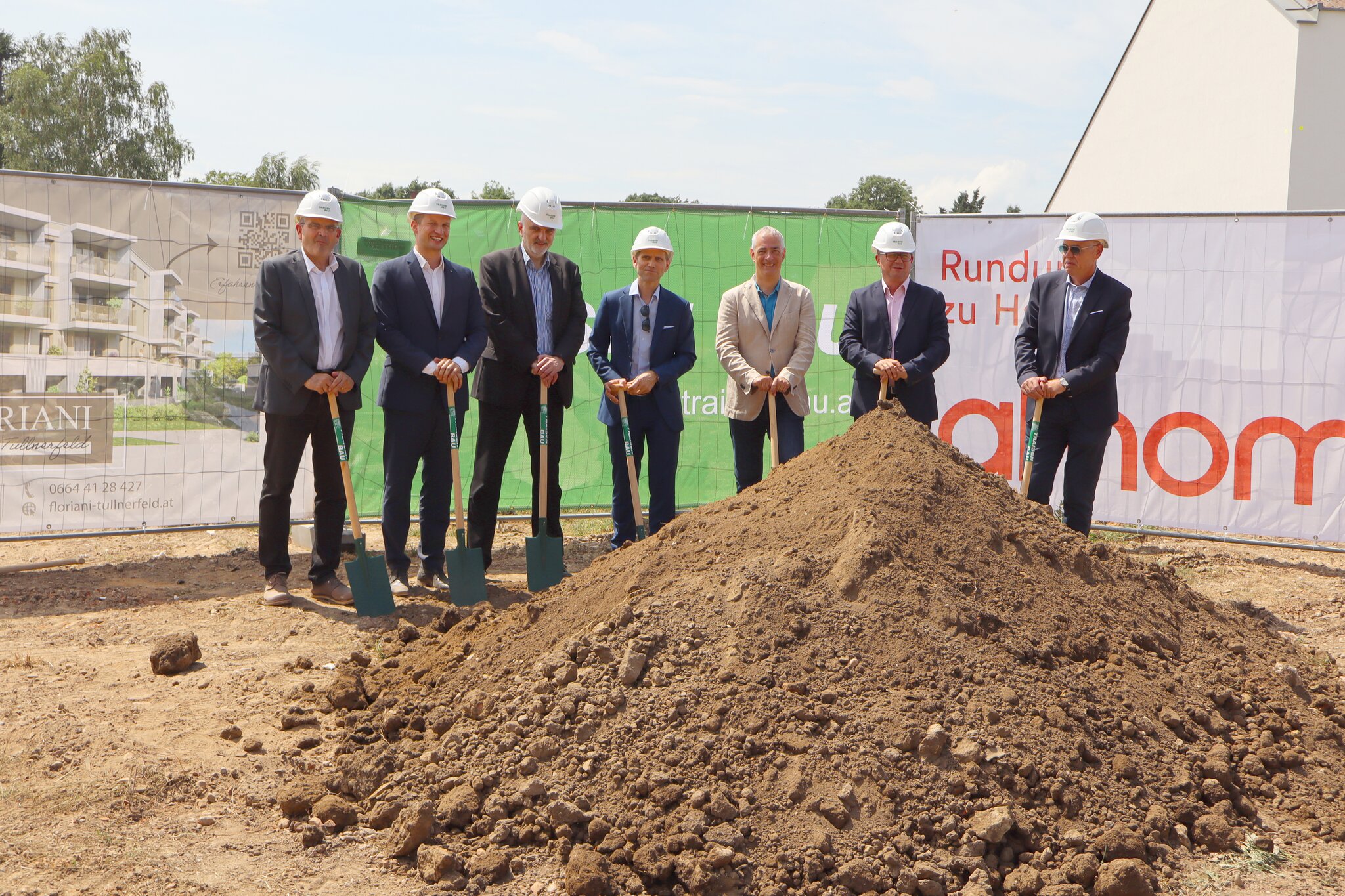 Tullnerfeld: Spatenstich des Projektes Floriani – Quartier ist erfolgt ...