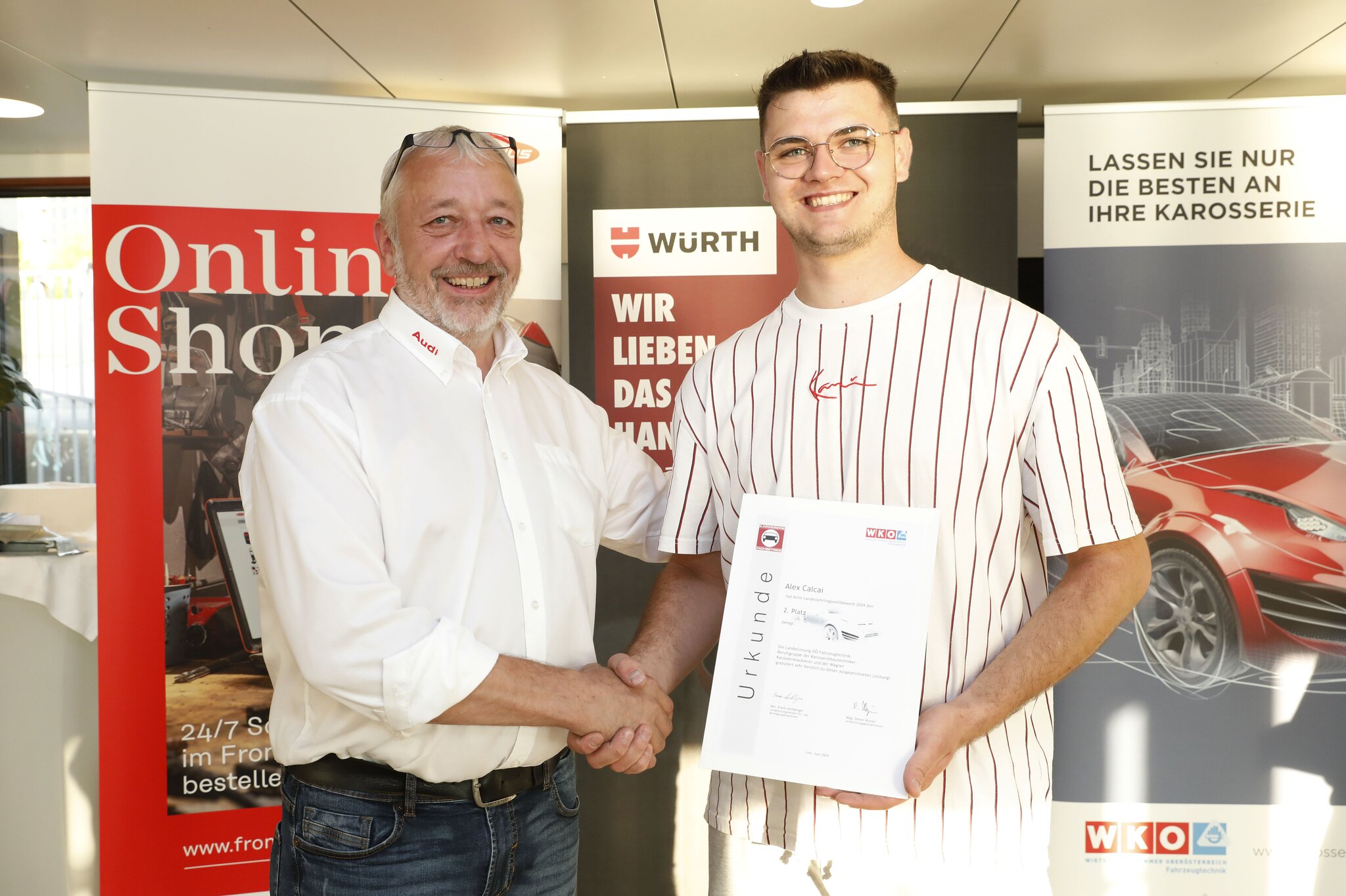 OÖ: Zweitbester Karosseriebautechnik-Lehrling kommt von Perger Autohaus ...