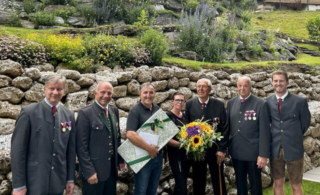 Kameradschaft Ramingstein: Gratulation zum 60. Geburtstag von Obmann ...