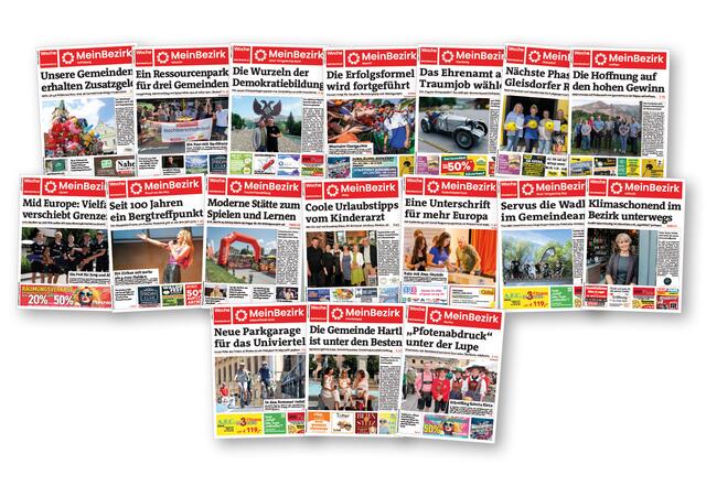 Die besten Lokalnachrichten: Das neue MeinBezirk E-Paper ist da ...