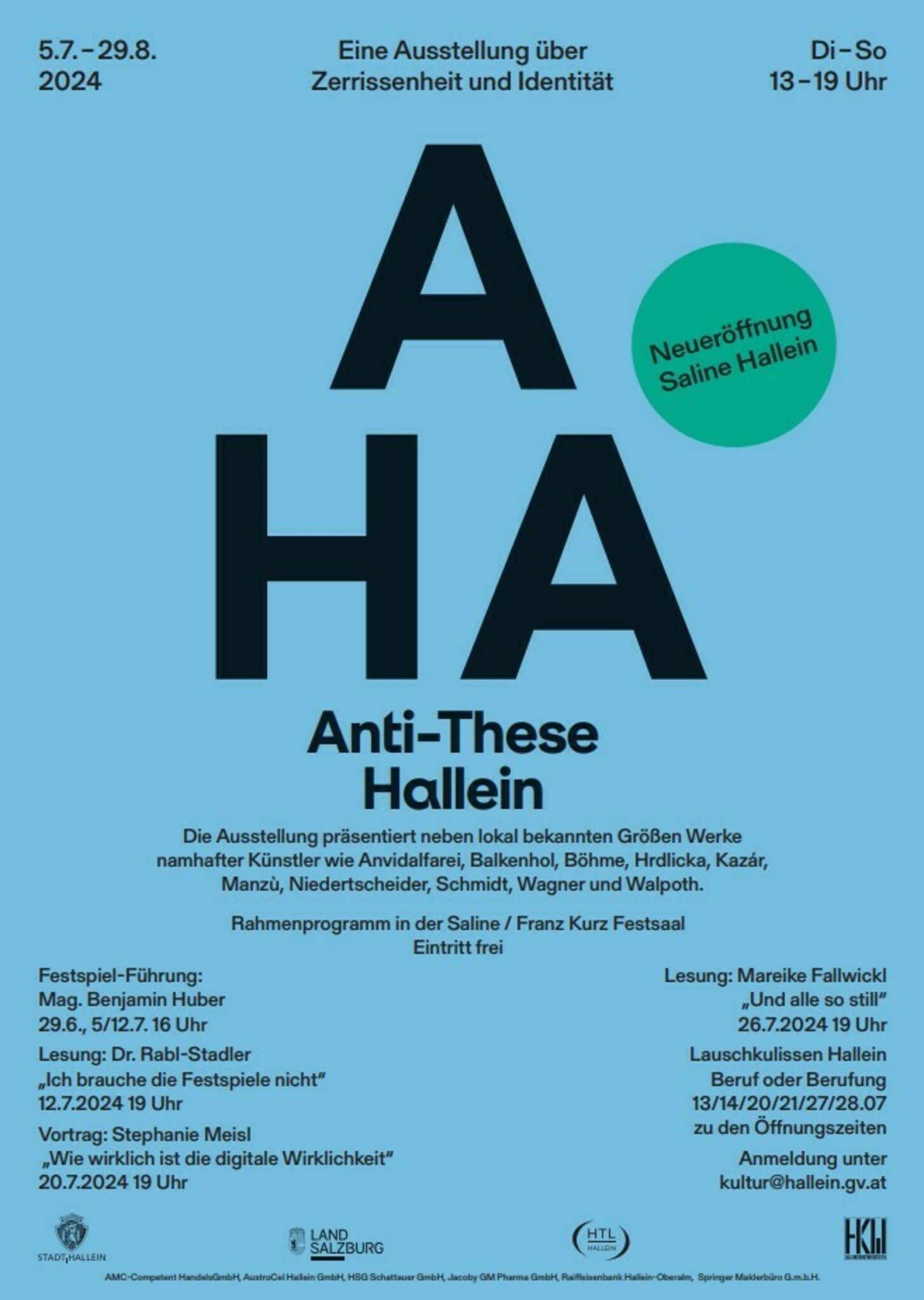 Ausstellung: AHA Anti These Hallein - Salzburg