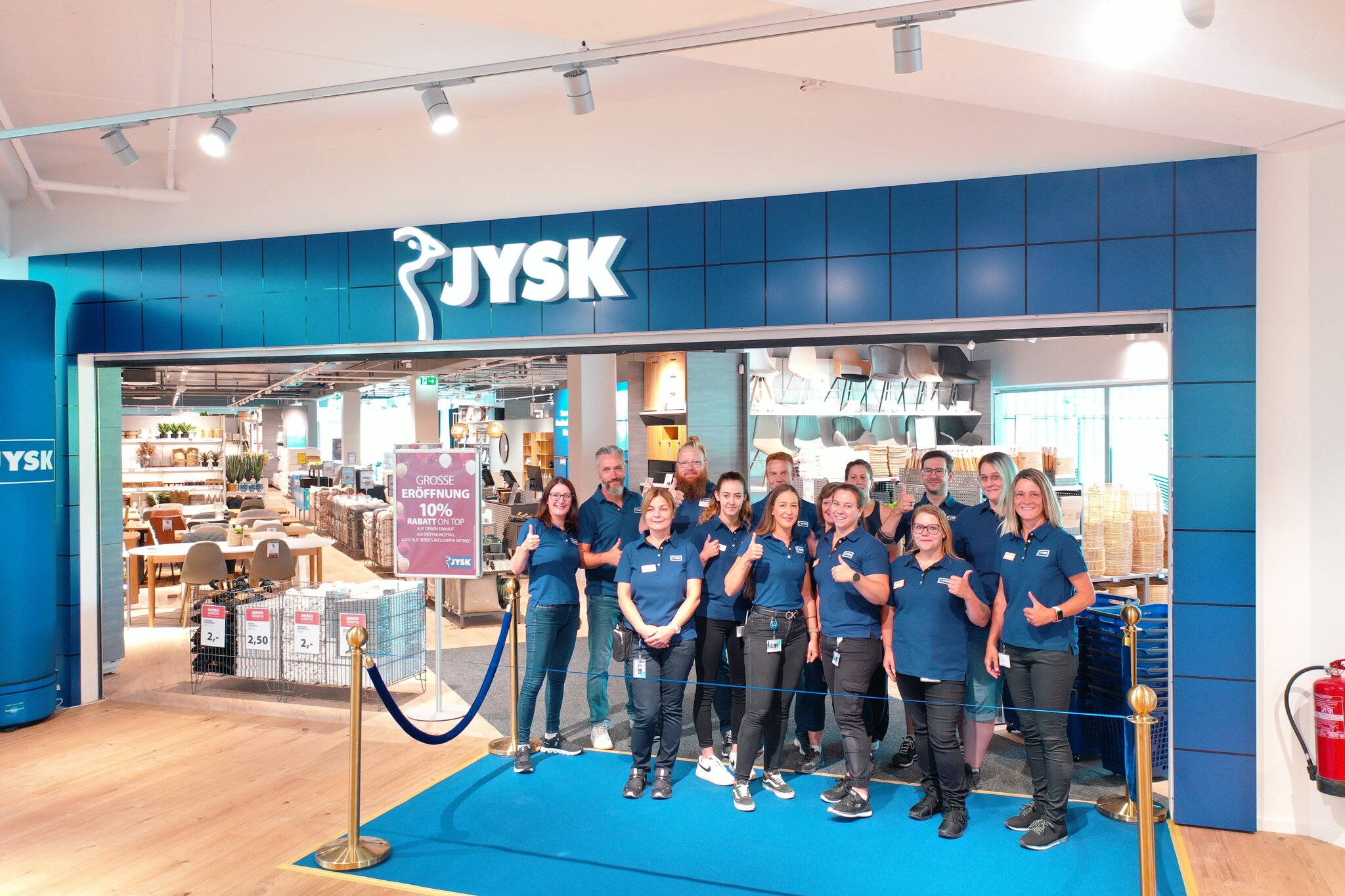 Bis zu minus 70 Prozent in der ersten Woche: Jysk feiert Eröffnung im ...