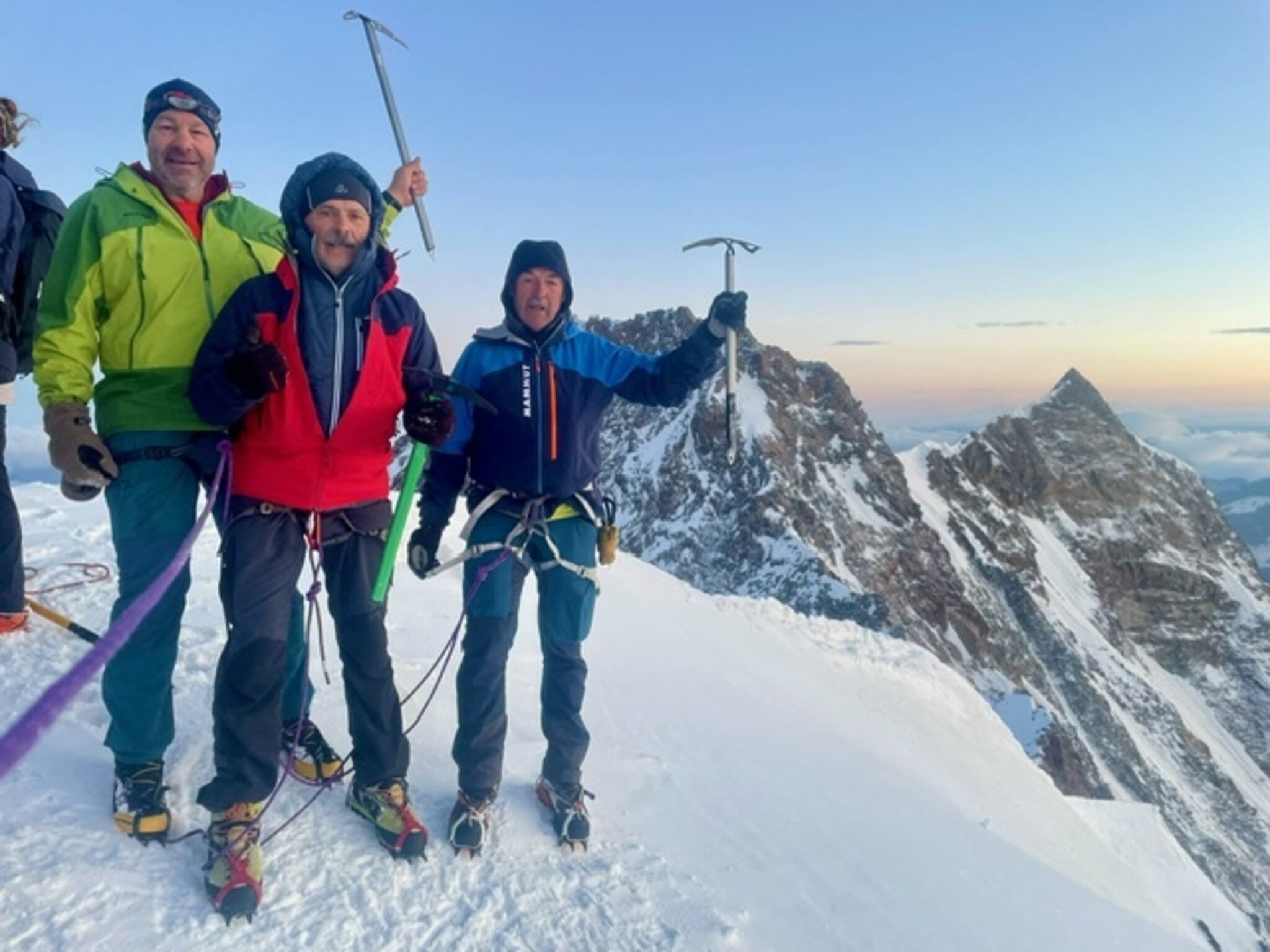 Neun Viertausender: Zwettler Bergfreunde besteigen Schweizer Berge - Zwettl