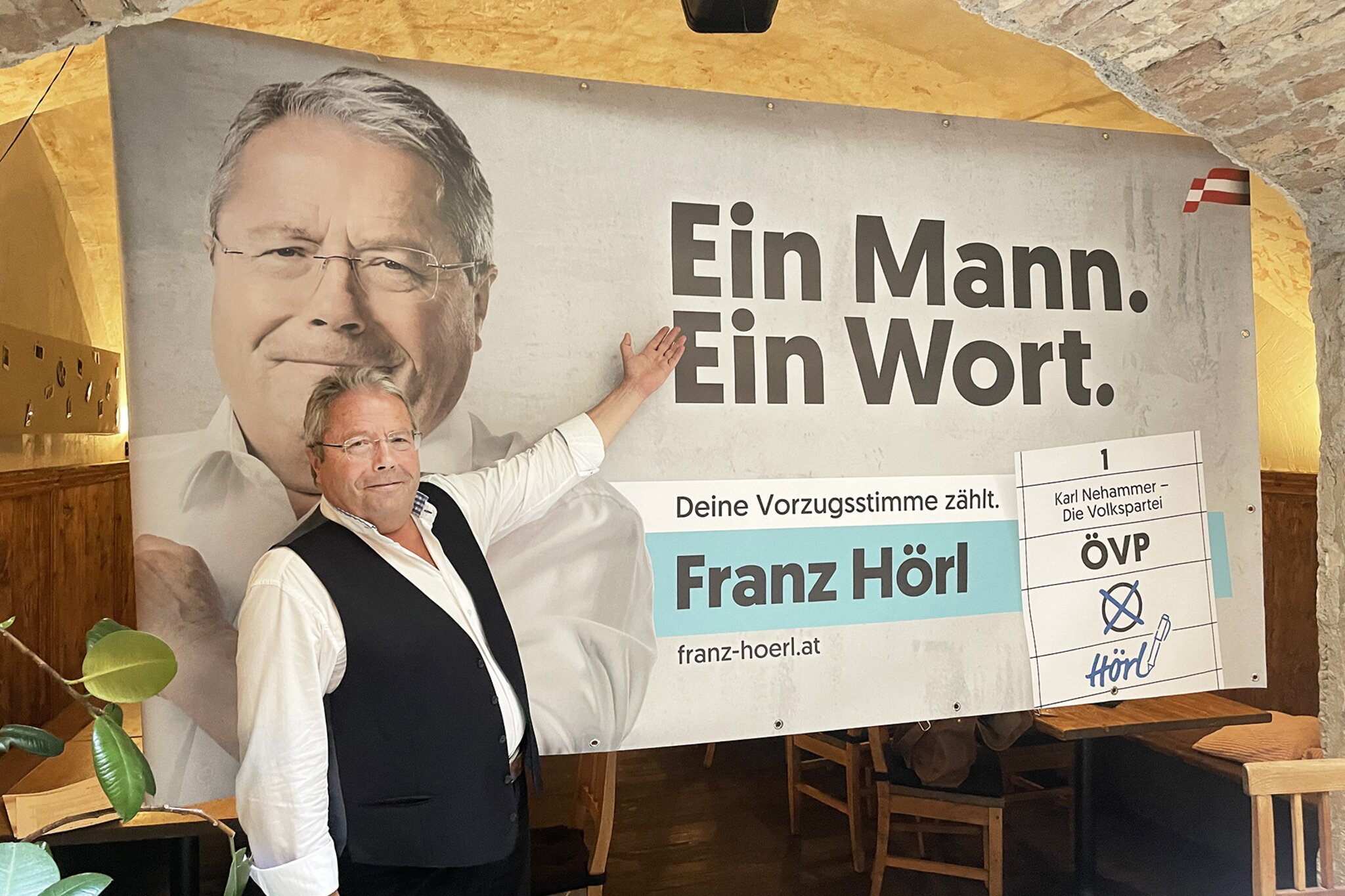 Nationalratswahl, Vorzugsstimmenwahlkampf: Franz Hörl will es noch ...