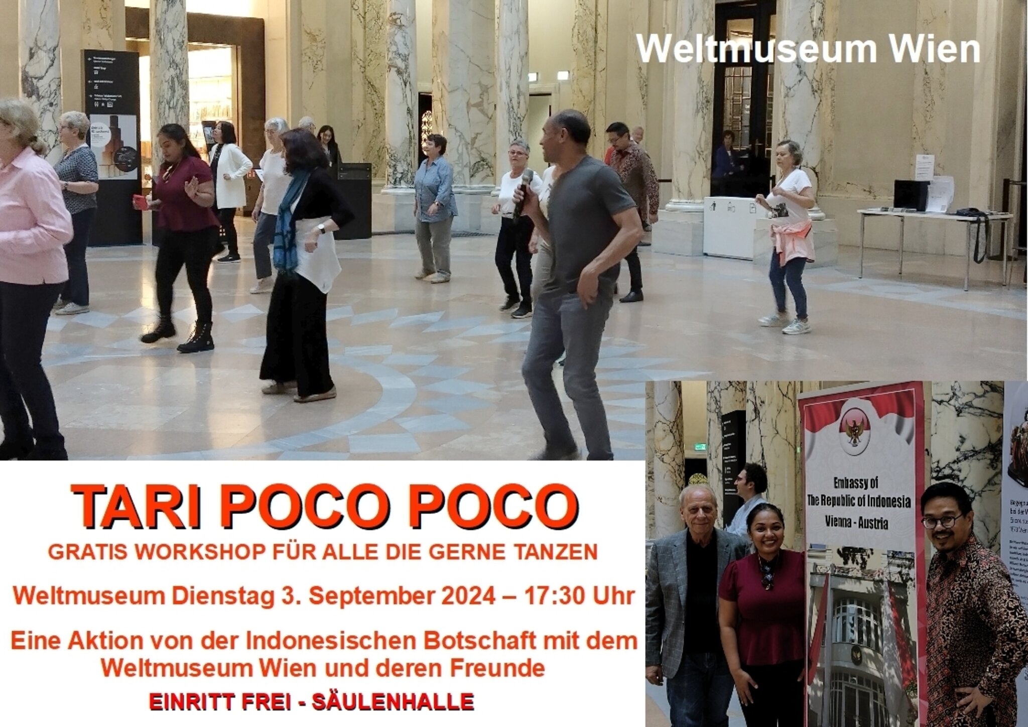 Indonesische Kultur in Österreich: Tari Poco Poco Tanzkurs im ...