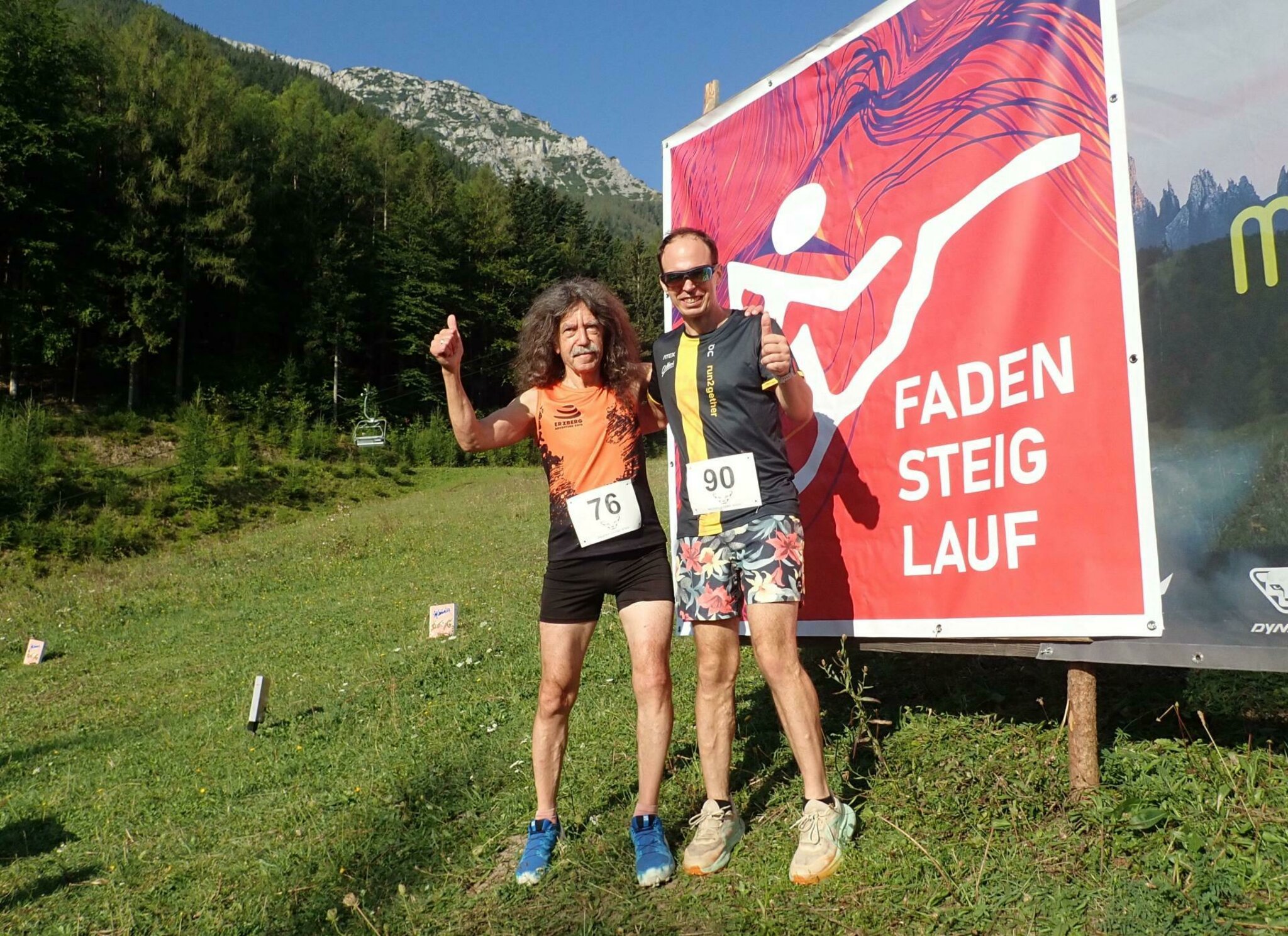 Zwei Rennen an einem Wochenende?: Heißer Lauf- und Kletterspaß - Baden