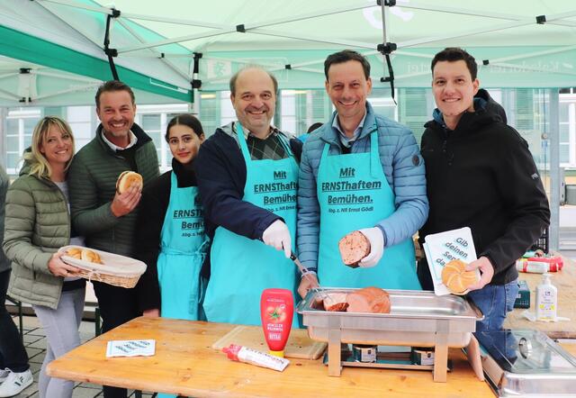 Ernst Gödl on Tour in Kalsdorf: Beim Leberkäs‘ kamen d’Leut z‘amm ...