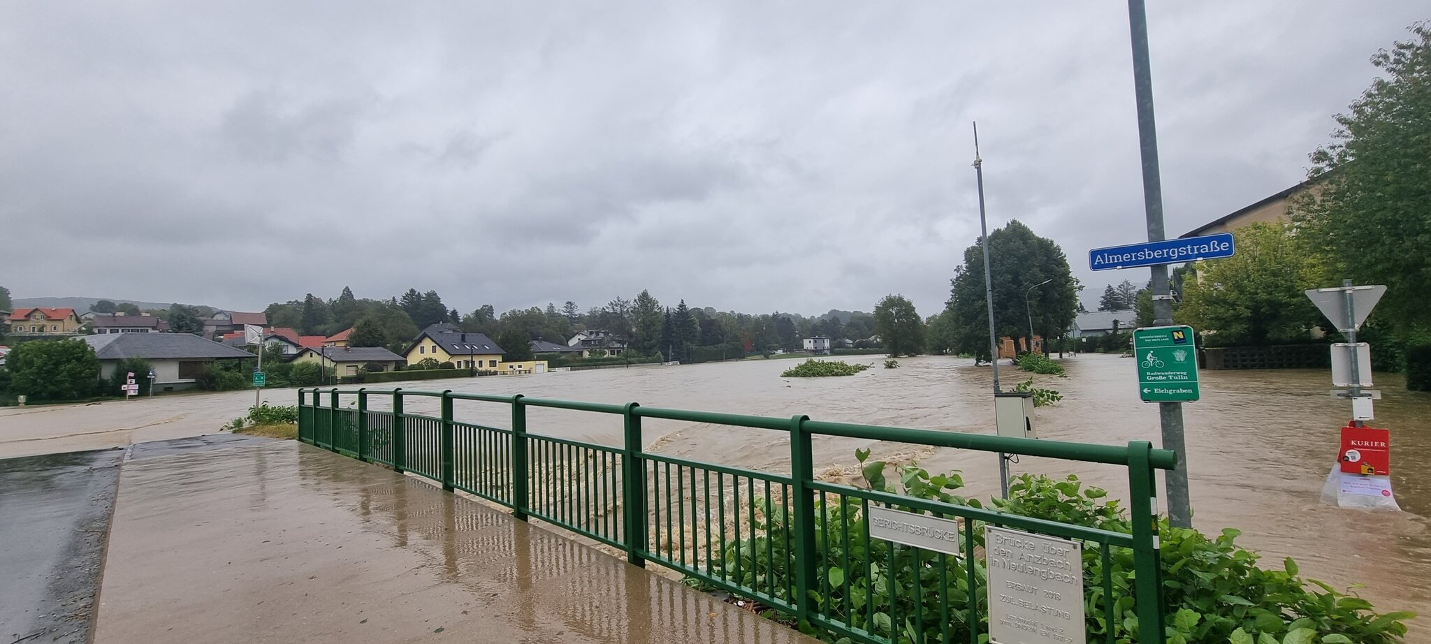 Lokalaugenschein Neulengbach: "Wir sind vom Hochwasser überrollt worden ...