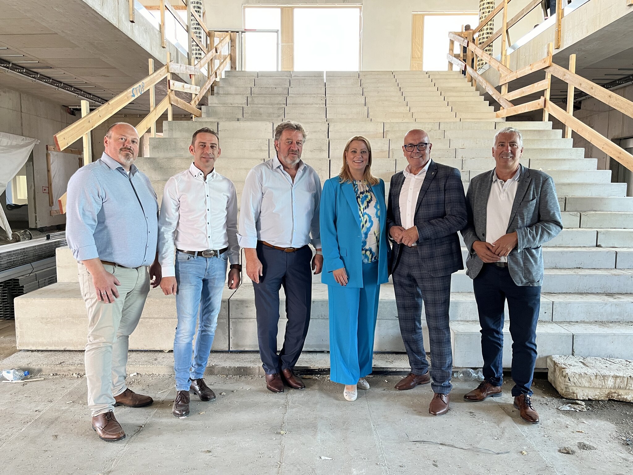 Gleichenfeier: Bau des neuen Bildungscampus Oberwart im Zeitplan - Oberwart