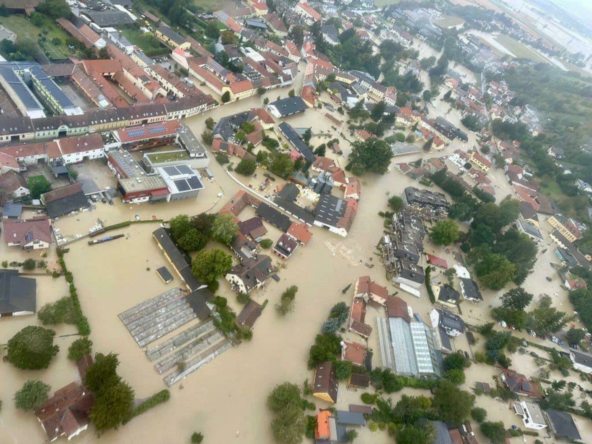 Krisengebiet: Hochwasserpegel im Bezirk Tulln erreichte Spitzenwert - Tulln