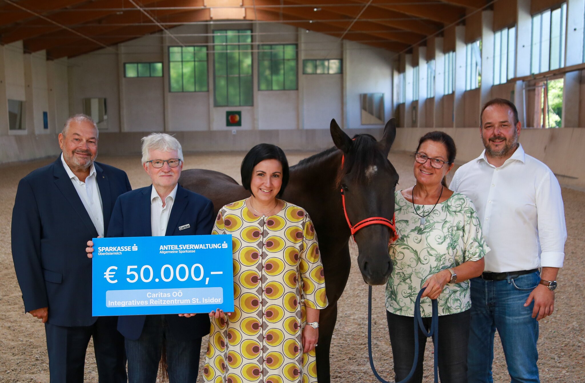 Sparkasse OÖ: Therapeut auf vier Hufen für St. Isidor - Linz-Land