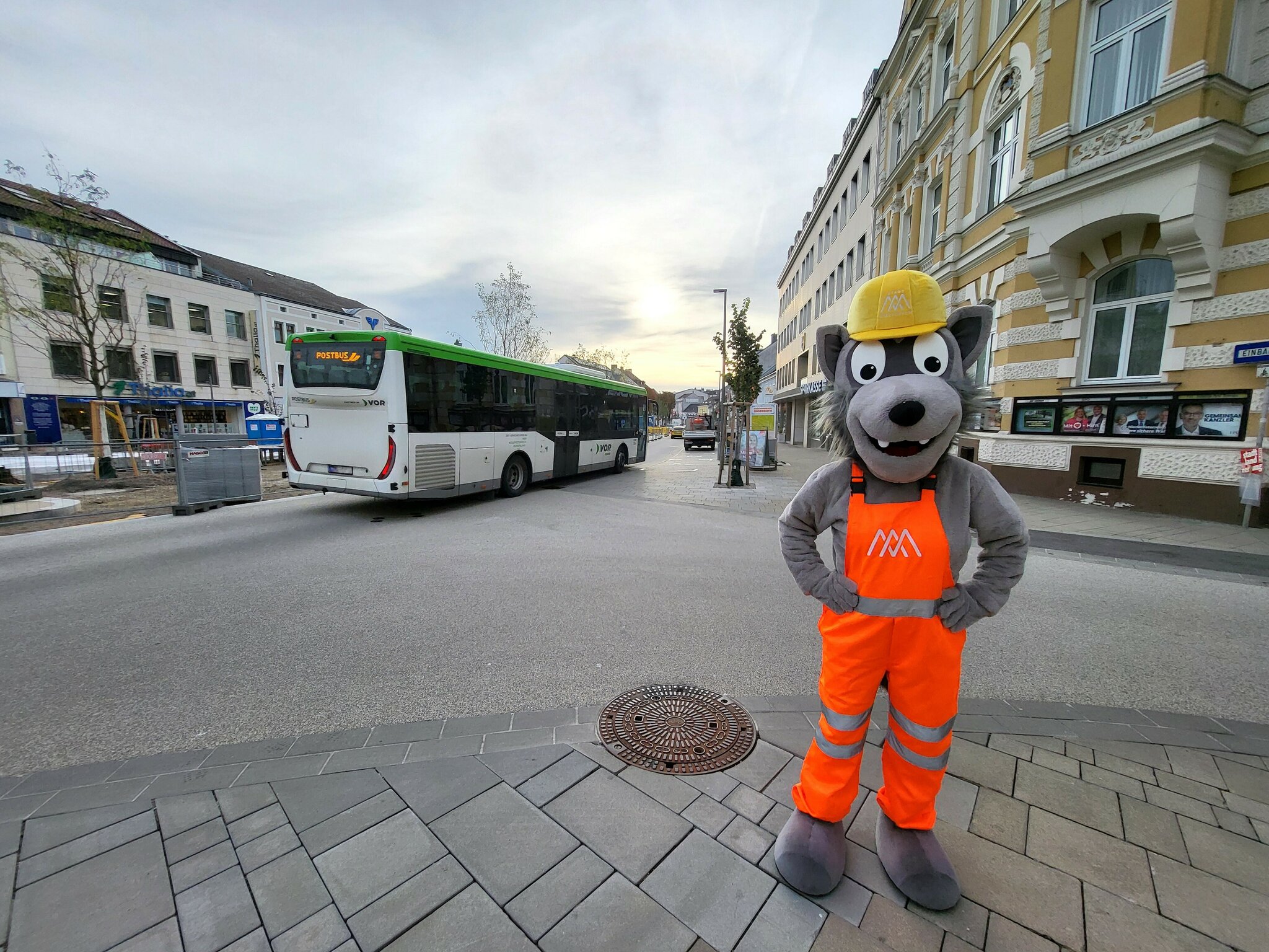 Amstettens Hauptplatz ist nun eine Begegnungszone - Amstetten
