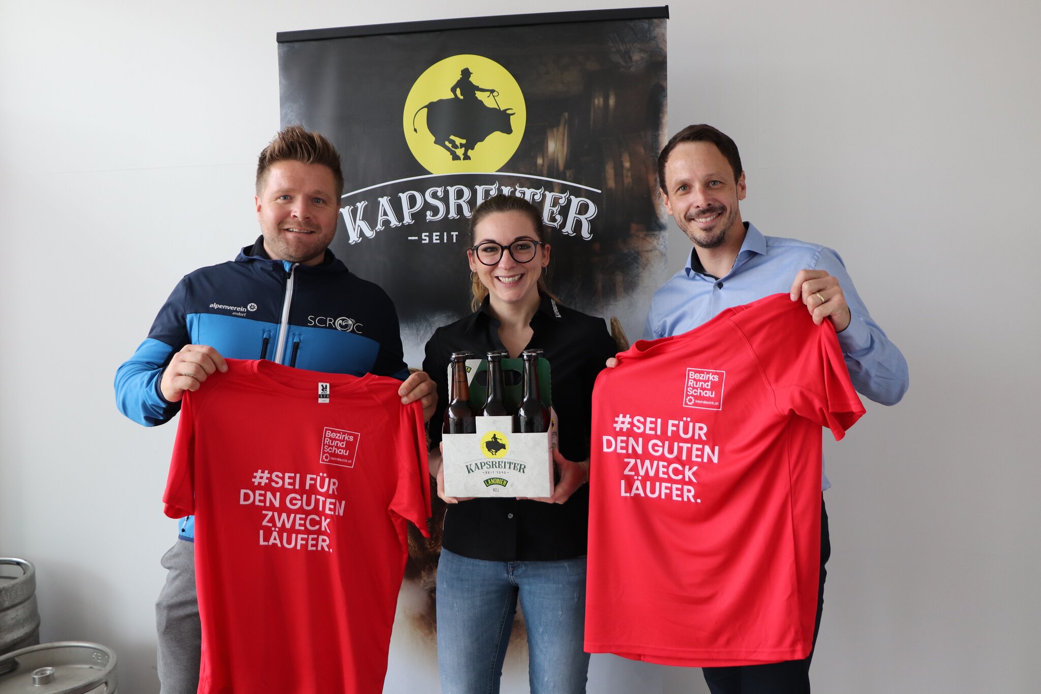 Kapso 6er-Tragerl-Lauf: Laufen, helfen und auch noch gewinnen - Schärding